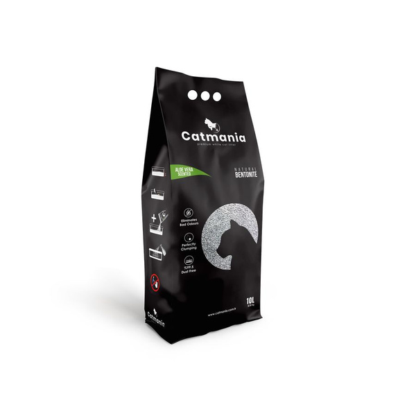 Catmania Наполнитель Глиняный Комкующийся Алоэ-вера 8500г. - купить с ...