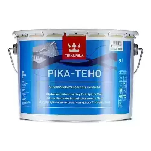 Краска Tikkurila Pika Teho База А, Матовое покрытие, белый - купить в ...
