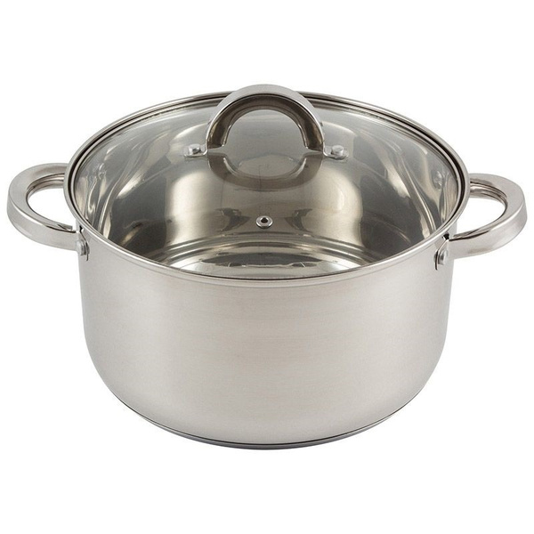 Кастрюля Mallony Pot Mediano, объем 5,8 л, диаметр 24 см, из ...