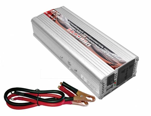 Инвертор автомобильный 24/220V AVS IN-1500W-24 купить по выгодной цене в интернет-магазине OZON ...
