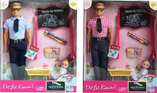 Игровой набор Кукла Defa Kevin Учитель, 2 вида в коллекции , в коробке ...