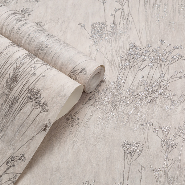 Обои виниловые с растительным рисунком красивые для спальни - купить по ...