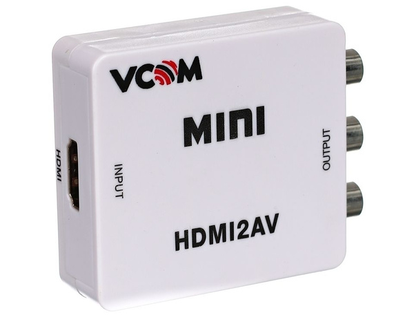 Конвертер HDMI RCA тюльпаны VCOM для телевизора монитора переходник с ...