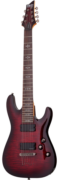 Электрогитара Schecter DEMON-7 CRB, 7 струн, лады 24X Jumbo - купить с ...