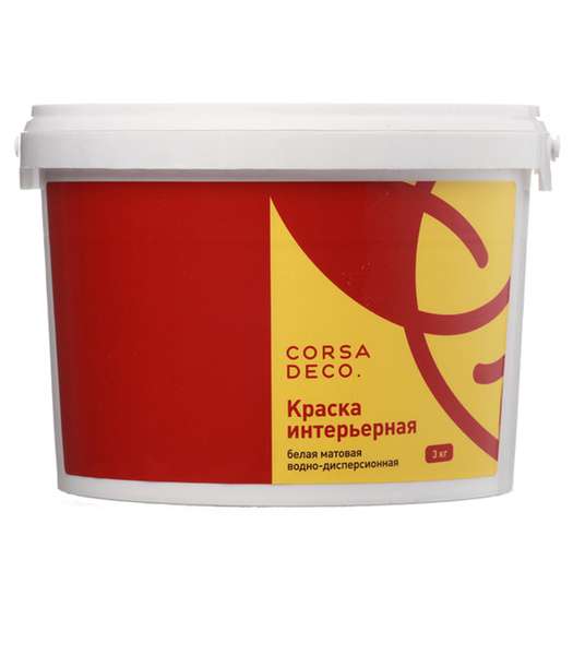 Краска Corsa Deco водно-дисперсионная интерьерная 3 кг - купить в ...