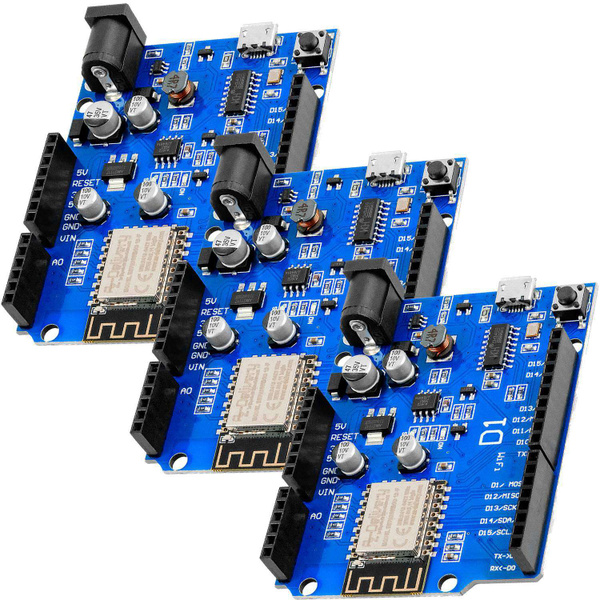 3 платы X D1 Nodemcu Esp8266mod 12f Wifi модуль Wi Fi для Arduino