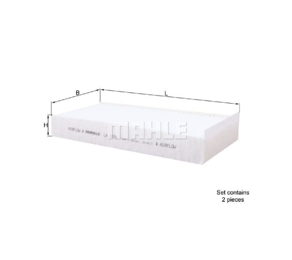 Фильтр салонный MAHLE 491538 - купить по выгодным ценам в интернет ...