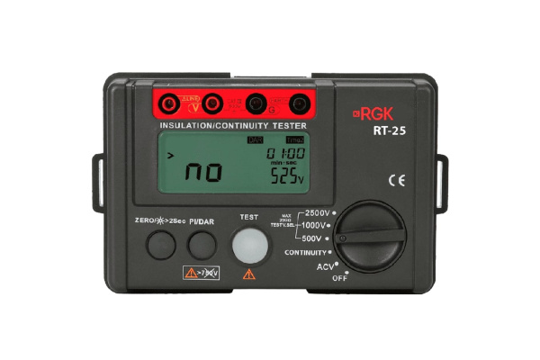 Цифровой мегаомметр RGK RT-25 купить по выгодной цене с доставкой по Москве и всей России ...