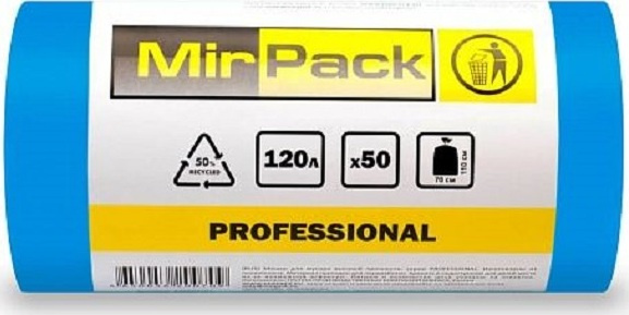 MirPack Мешки для мусора 120 л - купить с доставкой по выгодным ценам в интернет-магазине OZON ...