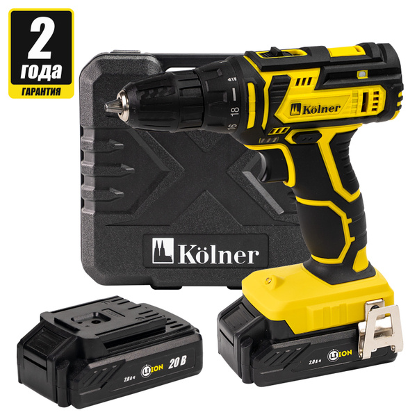 Дрель-шуруповерт Kolner Шуруповерты - купить по низкой цене в интернет-магазине OZON (867263635)