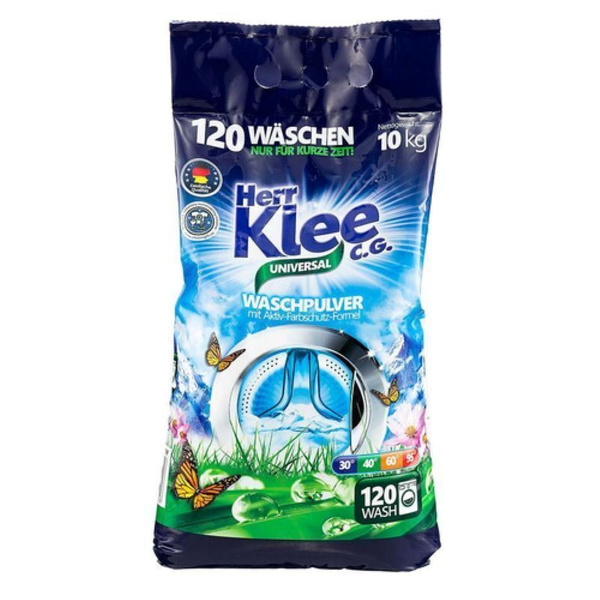 Стиральный порошок Herr Klee Universal 10 кг. 120 стирок - купить с доставкой по выгодным ценам ...