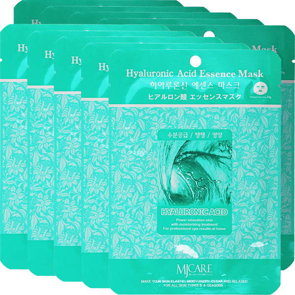 Mijin Тканевая маска для лица с гиалуроновой кислотой Essence ...