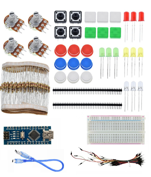 Учебный набор МП мини Nano Arduino на базе контроллера Arduino Nano купить с доставкой по