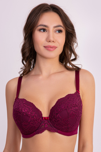 Бюстгальтер Женский Lauma, размер 75F красный Полиамид Латвия купить c доставкой на OZON по ...