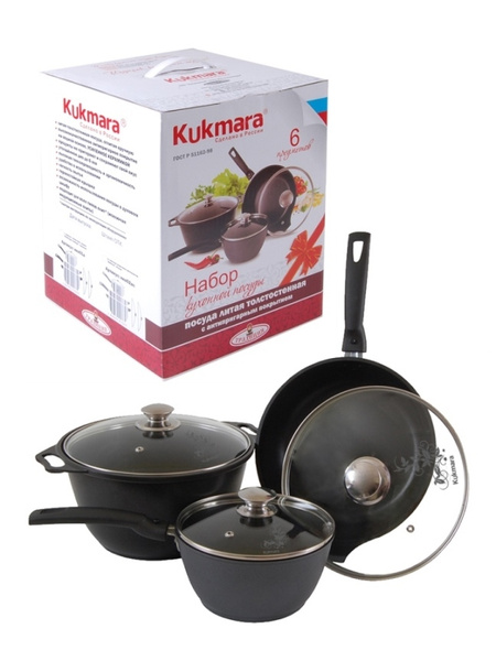 Kukmara Набор посуды для приготовления, 6 предм. - купить с доставкой ...