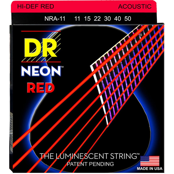 Струны для акустической гитары DR String NRA-11 HI-DEF NEON - купить с ...