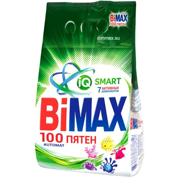 Стиральный порошок BiMax "100 пятен", автомат, 3 кг - купить с ...