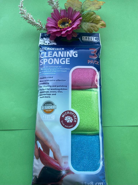 Губка Smart Microfiber System, 3 уп купить c доставкой на OZON по ...