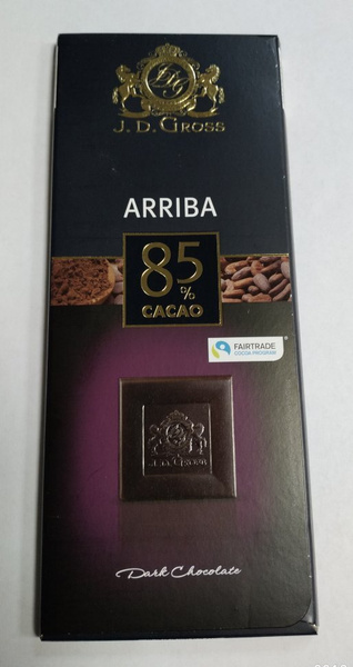 Характеристики Шоколад элитный J. D. Gross DARK 125г (из Германии ...