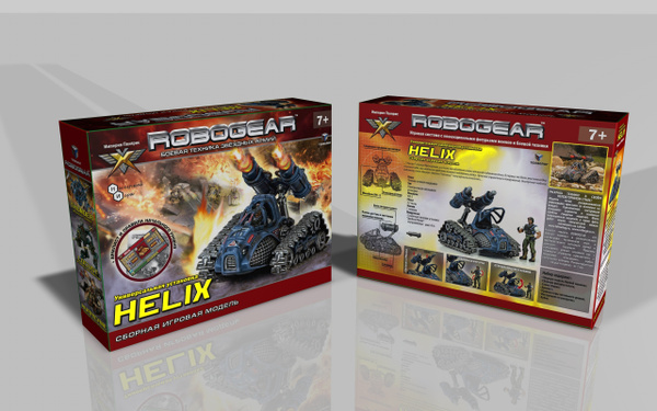 Сборная игровая модель ТХ Robogear "HELIX" - cамоходная установка ...