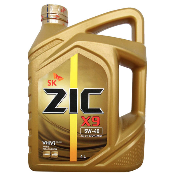 Масло моторное ZIC 5W-40 Синтетическое - купить в интернет-магазине OZON (1556027496)