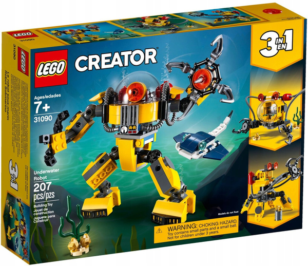 Конструктор LEGO Creator 31090 Подводный робот 3 в 1 купить на OZON по ...