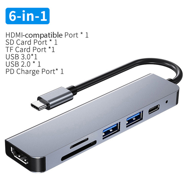 Концентратор Usb C 11 в 1 адаптер совместимый с Hdmi типа C и 4k с