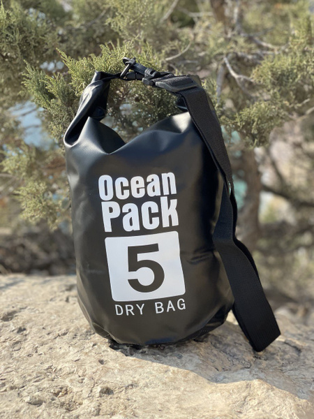 Гермомешок Ocean Pack 5 л однотонный, черный 5л - купить по выгодным ...