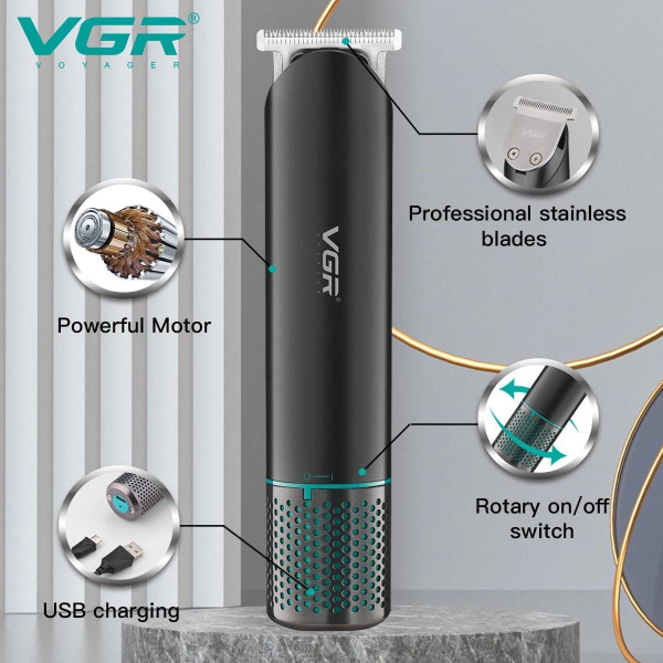 Машинка для стрижки VGR V-250, черный - купить по выгодным ценам в интернет-магазине OZON ...
