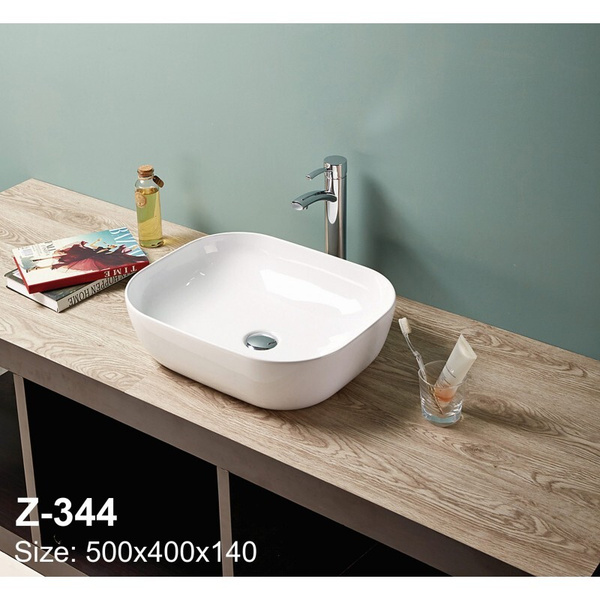 Раковина Zandini Z-344, белый купить по доступной цене с доставкой в интернет-магазине OZON ...