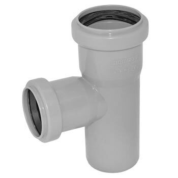Тройник канализационный РОССИЯ D40/50 угол 90, 7155 - купить по ...