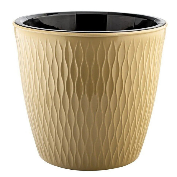 Кашпо Kerama elfplast 4,6 л темно-бежевый - купить с доставкой по выгодным ценам в интернет ...