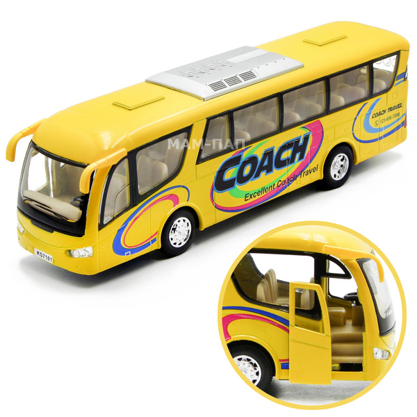 Машинка металлическая Kinsmart 1:32 "Туристический автобус Coach ...
