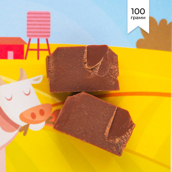 Молочный шоколад кусочками на кокосовом сахаре, 40% какао, (Cacava ...