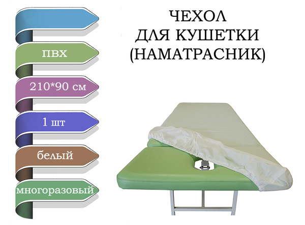 Чехол ПВХ на массажный стол 210*90 (многоразовый) - купить с доставкой ...