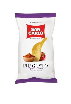 Чипсы картофельные San Carlo Piu Gusto с паприкой 150 г - купить с ...