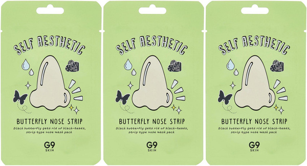 G9SKIN Маски-патчи G9skin Self aesthetic Butterfly Nose Strip 20 мл 3 ...