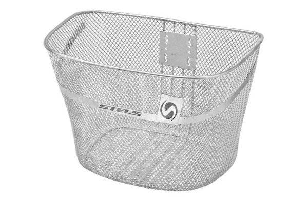 Корзина STELS JL-044-4 28" (серебристая) 270039 - купить с доставкой по выгодным ценам в ...