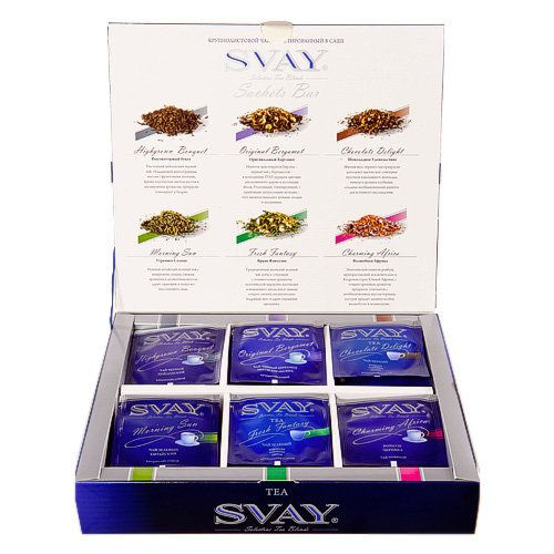 Чай Svay Sachets Bar 60 саше (4к) - купить с доставкой по выгодным ...