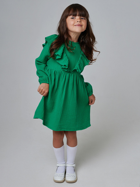 Платье из муслина Little Lis, Девочки, На любой сезон, размер 104 ...