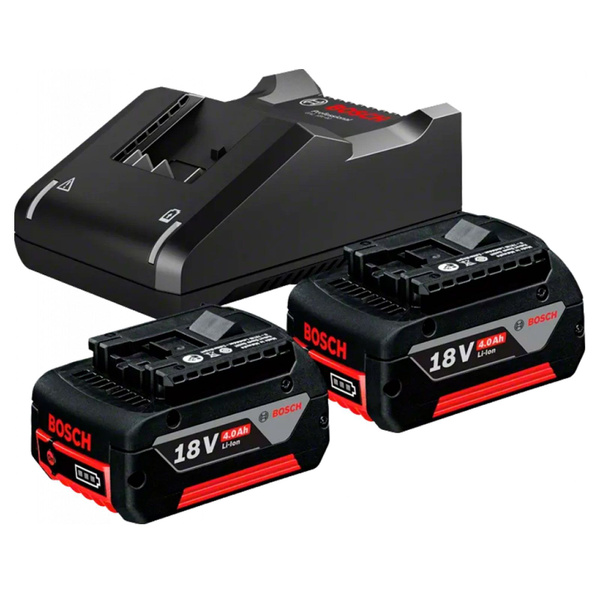 Набор аккумуляторов Bosch GBA 18V 2*4,0Ач + зарядное устройство GAL 18V ...