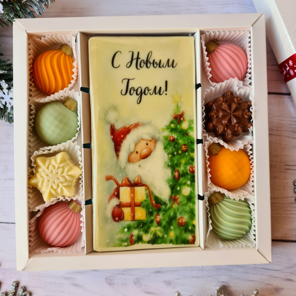 Шоколадный набор на новый год купить на OZON по низкой цене (776752855)