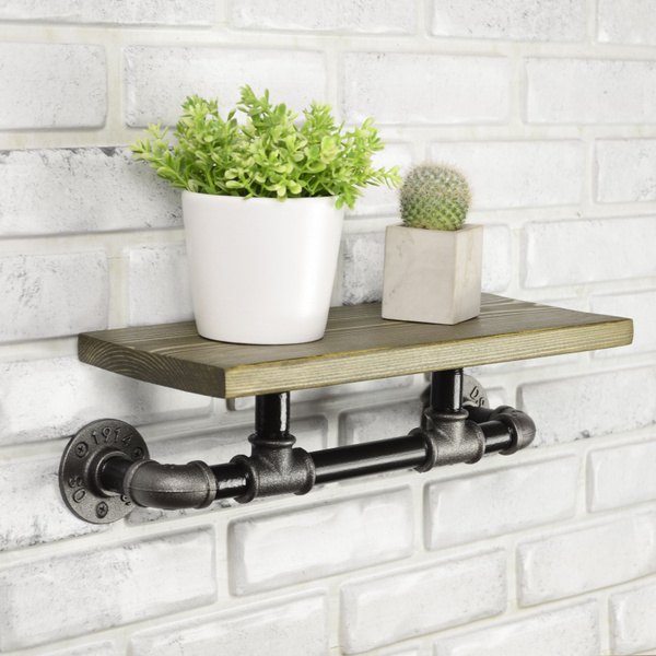 Полка Tricky Pipe Настенная, 35х14.5х12 см, 1 шт. - купить по низким ...