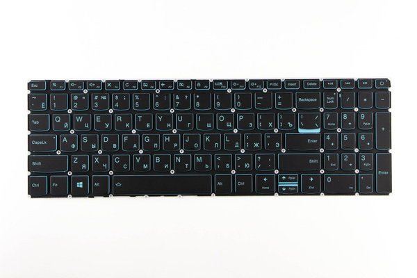 Клавиатура для ноутбука Lenovo 320-15ABR 320-15AST Blue с подсветкой p ...