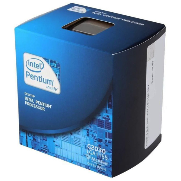 Процессор Intel, BOX (с кулером), 2 яд., 3 ГГц купить по низкой цене с ...