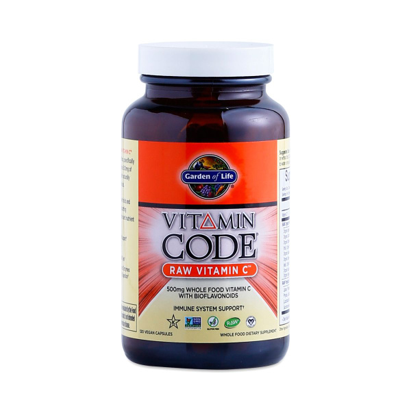 Vitamin Code Raw Vitamin C Capsules, Витамин С, Garden of Life, 120 ...