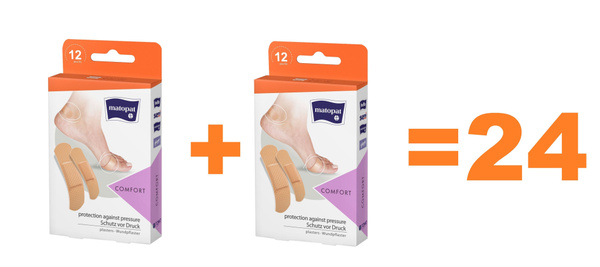 Matopat / Пластыри Matopat Comfort в наборе 12 шт.х2 уп./ 24 шт ...