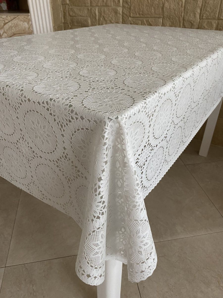 Клеенка ажурная без основы в упаковке FLORILACE 100х137, белый - купить ...