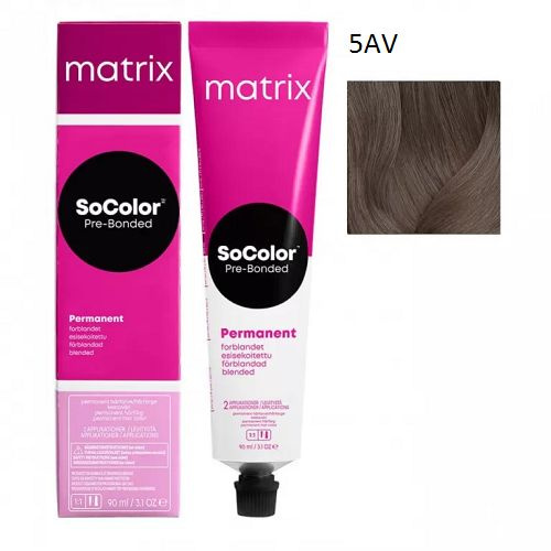 Крем краска MATRIX SoColor Pre-Bonded 5AV, 90 мл - купить с доставкой ...