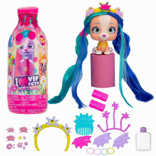 Фигурка IMC Toys VIP PETS SPRING VIBES, Модные щенки 13 видов в ...